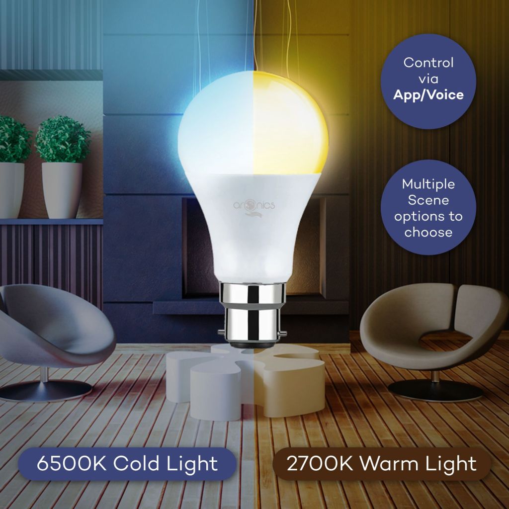 Smart LED Bulb-01 (RGB+CCT) (9W) – Arcnics Smart Devices