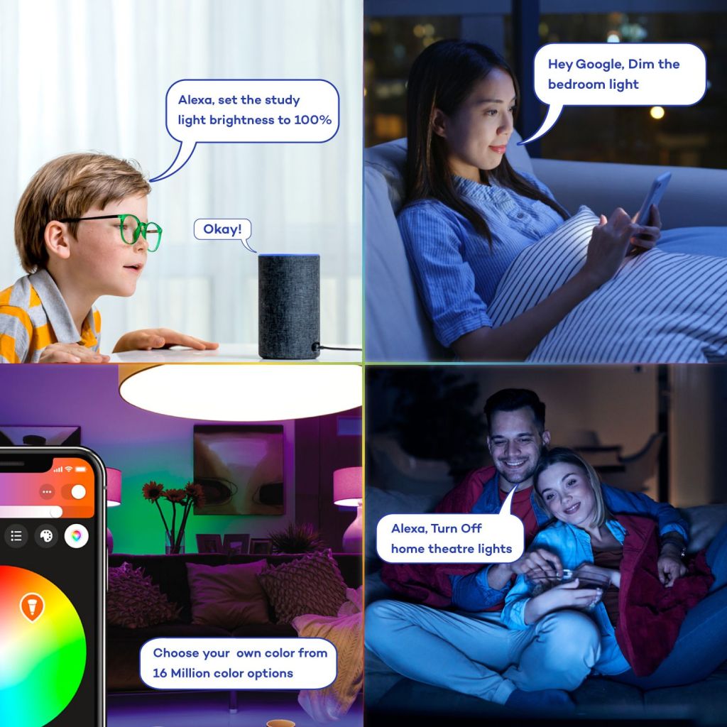 Smart LED Bulb-01 (RGB+CCT) (9W) – Arcnics Smart Devices